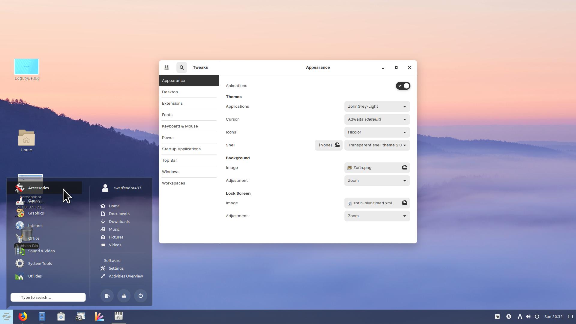 How to change the opacity of the menu in Zorin Os 16? - Customization - Zorin Forum